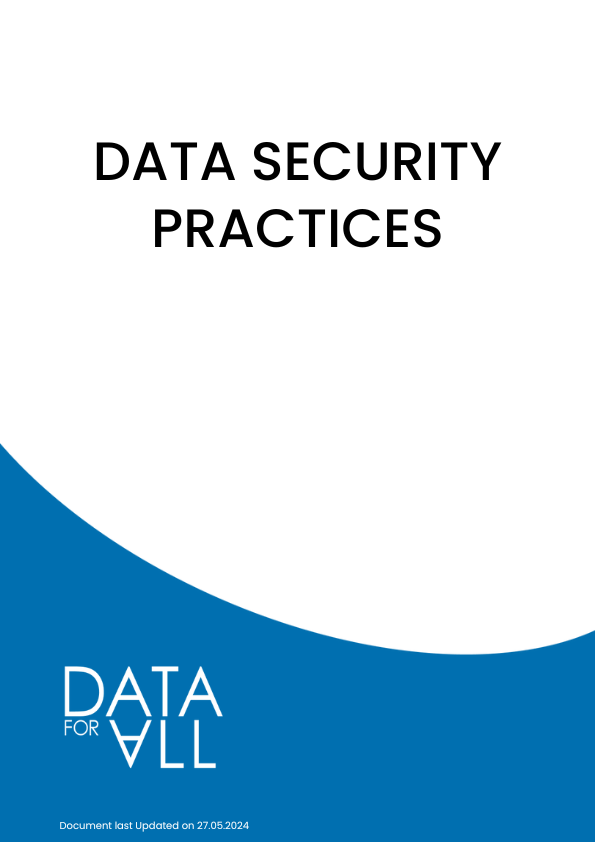 Data Security Practices Data For All
